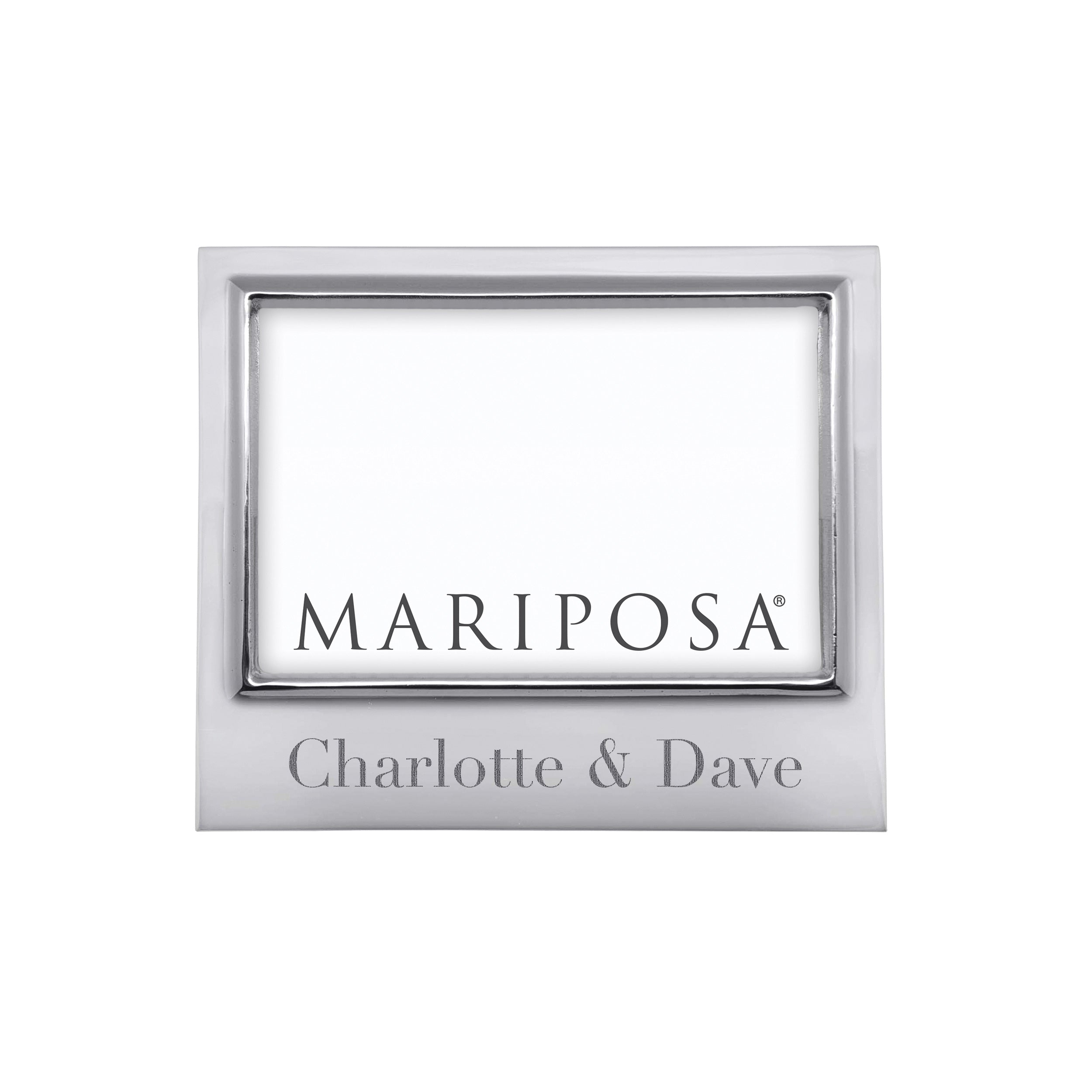 Signature 4x6 Statement Frame Engraved Sample – Mariposa Wholesale