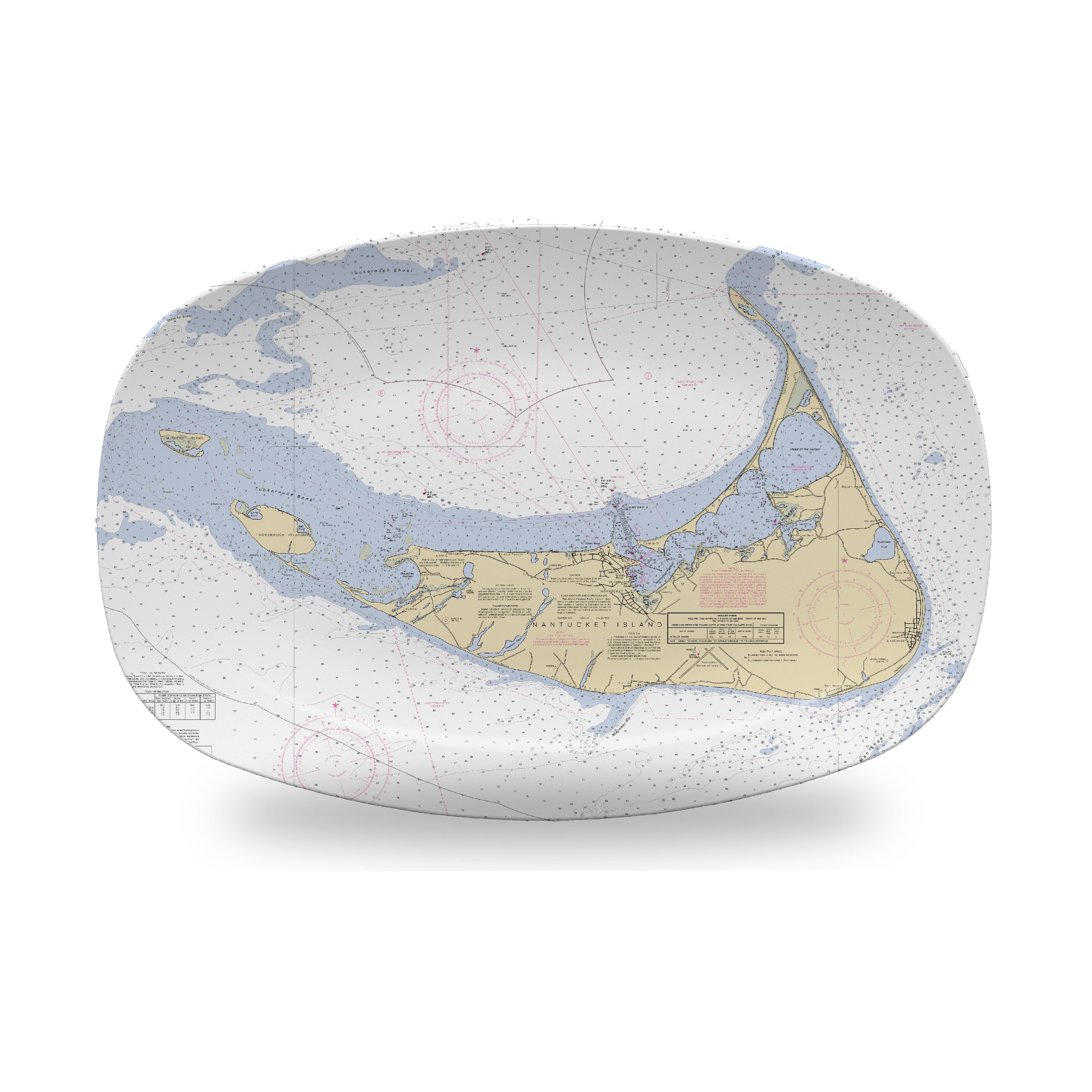 NANTUCKET Chart Platter – Mariposa Wholesale